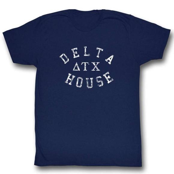Shirts | Animal House Delta House Logo Navy Adult Tshirt | Poshmark